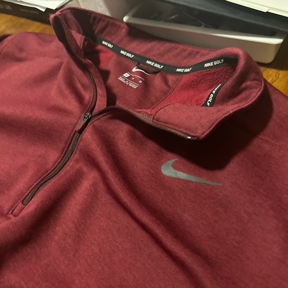 Nike | Jackets & Coats | Nike Red Golf Jacket | Poshmark